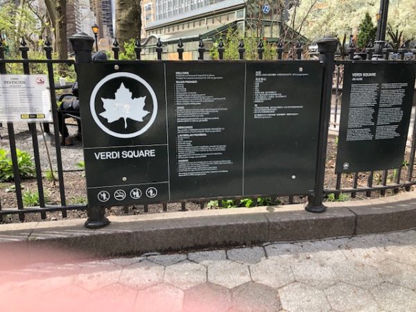 Verdi Square - Exploring The Upper West Side