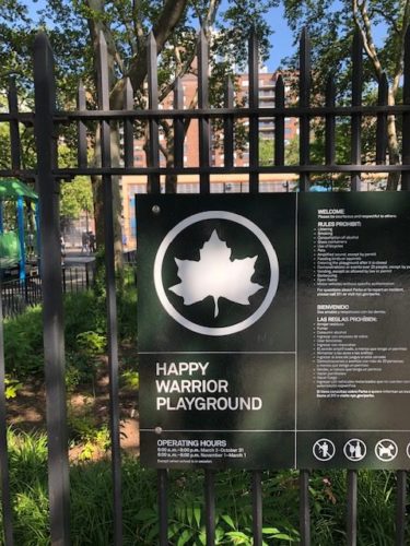 Happy Warrior Playground - Exploring The Upper West Side